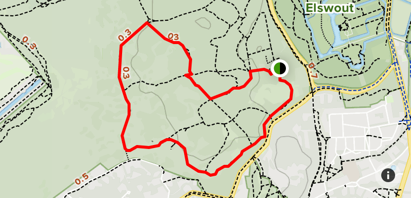 Vandaag veel te zien in Overveen, op landgoed Koningshof (we gaan daar ...